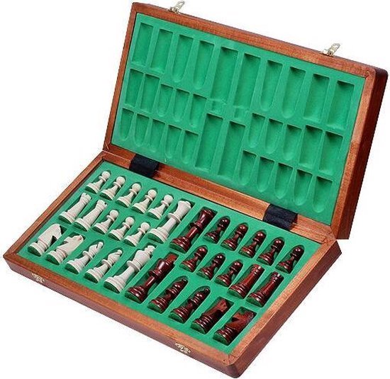 Schaakset Tournament 5 exclusive - 48 x 48 cm | Games | bol