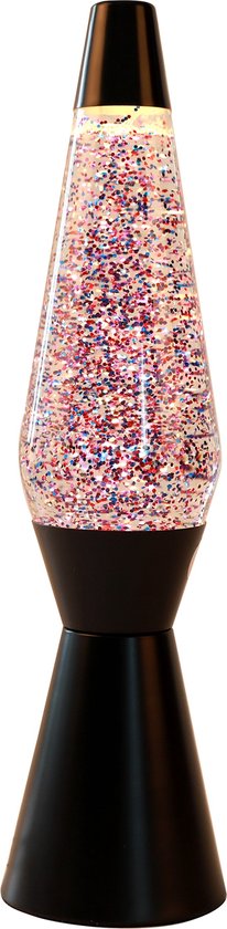 i-Total Lavalamp - Lava Lamp - Sfeerlamp - 40x11 cm - Glas/Aluminium ...