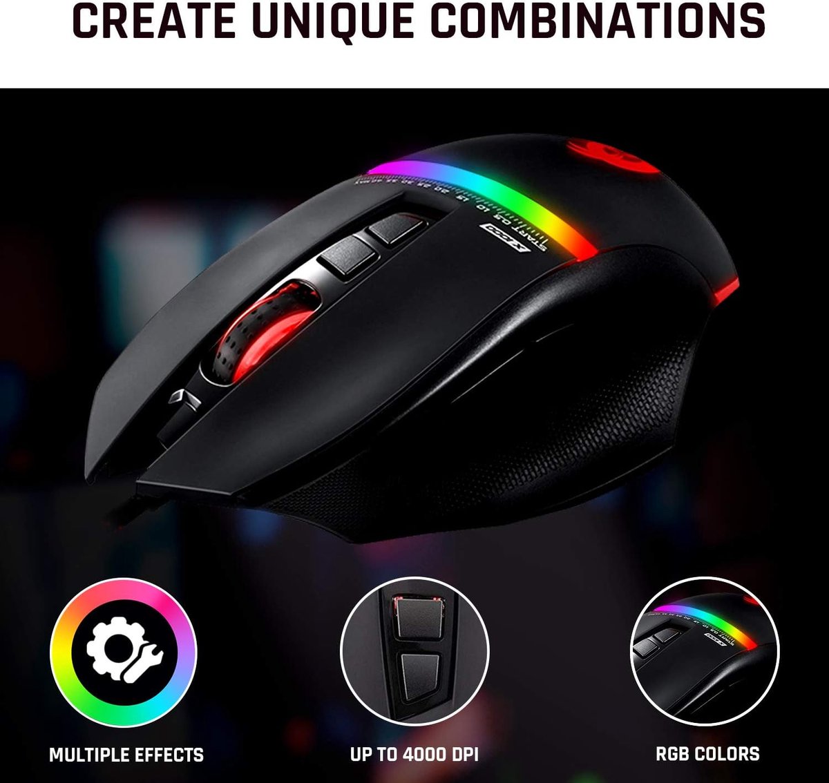Skill Gaming Mouse - Souris de Gaming PC haute précision USB - Nieuwe ...