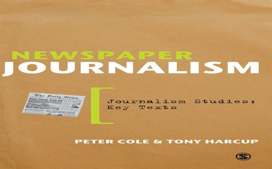 Journalism Studies: Key Texts - Newspaper Journalism (ebook), Peter ...
