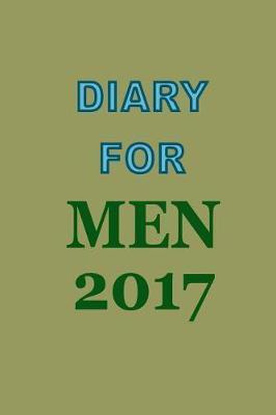 Diary for Men 2017 | bol.com