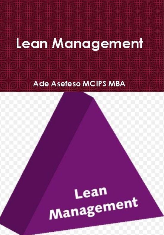 Lean Management (ebook), Ade Asefeso Mcips Mba | 9781291769074 | Boeken | bol