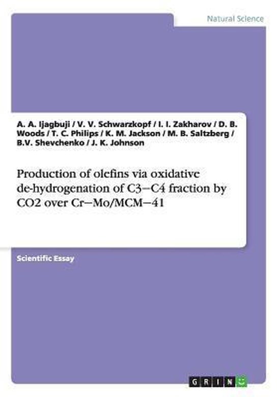 Production of olefins via oxidative de-hydrogenation of C3‒C4 fraction ...