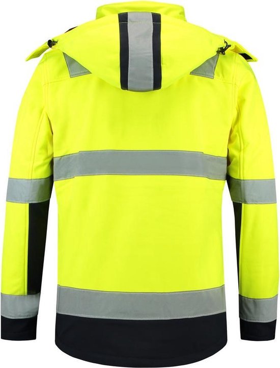 Tricorp Soft Shell Jack EN471 bi-color - Workwear - 403007 - fluor geel ...