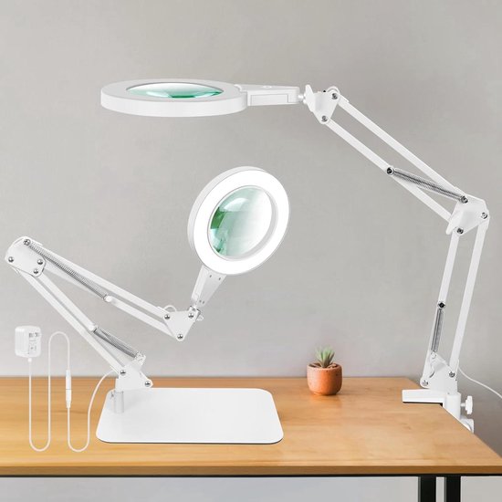 Vergrootglas met licht en standaard - ideaal voor hobby en knutselen ...