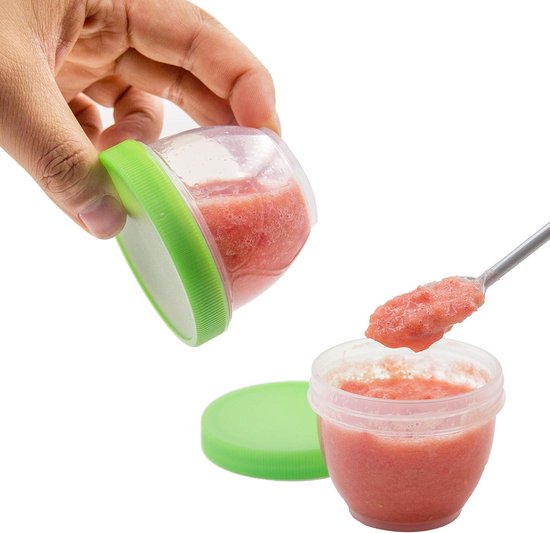 Content in 18-pack 180ML Herbruikbare Babyvoeding Container ...