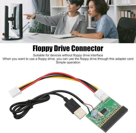 1.44MB 3.5 Floppy Drive Connector 34 PIN naar USB Kabel Adapter voor 1 ...