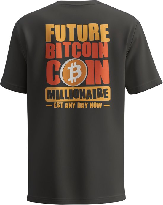 Future Bitcoin Millionaire T-shirt | Bitcoin & Blockchain Merchandise ...