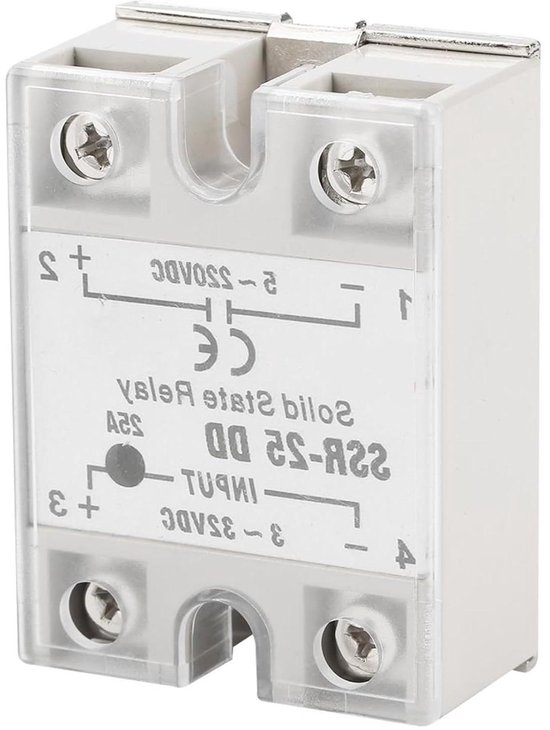 Solid State Relay SSR-25 DD 25A 5-220 VDC for Industrial Automation ...