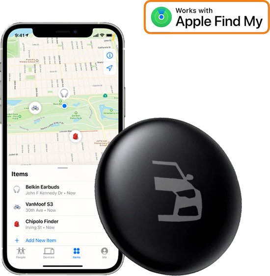 VCTparts Smart Tag Tracker de localisation Bluetooth/GPS avec cartes ...