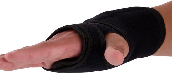 New Age Devi - Polsbrace voor Extra Stabiliteit en Comfort - Zwart | bol