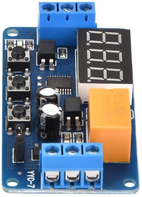 Timer stuurrelais instelbare cyclus- en tijdvertragingsschakelaar module - DC 3V 7V... | bol