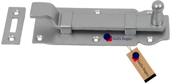 GeZu Impex® Deurgrendel Gegalvaniseerd 100 x 45 mm boutgrendel grendel ...