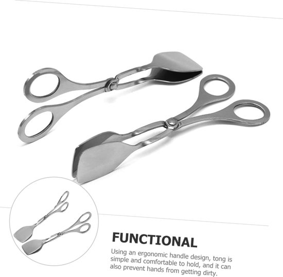 VINTORKY 2 Stuks Tang Grill Buffet Tang Spaghettitang Serveergerei Tang ...