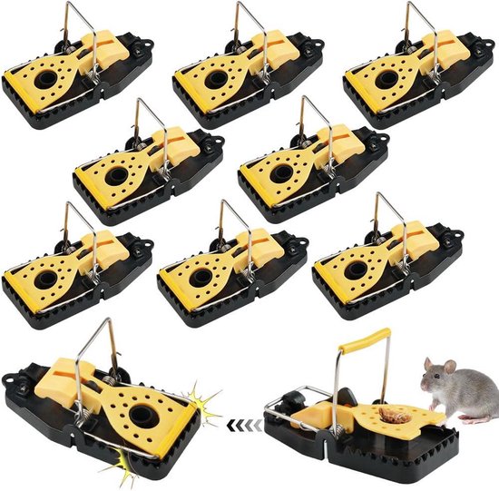 Herbruikbare Muizenvallen - Efficiënt en Veilig - 8 Stuks | bol