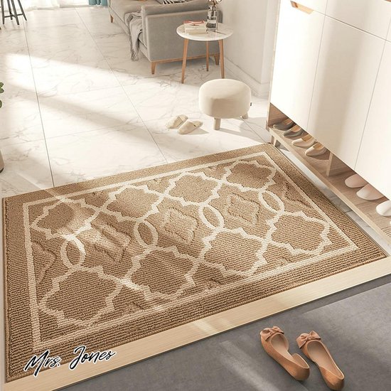 Mrs. Jones Moderne Absorberende Entreemat Antislip Machinewasbaar Voor ...