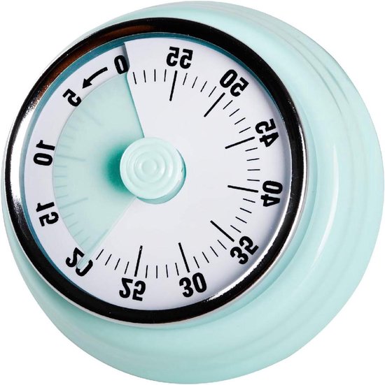 Keuken Timer - Mechanisch - Geschikt voor Koken - 1 stuk - Groen | bol