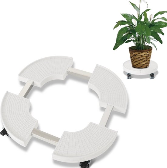 Plantentrolley Plantenroller Draagkracht tot 200 KG Plantenwagen Houder ...