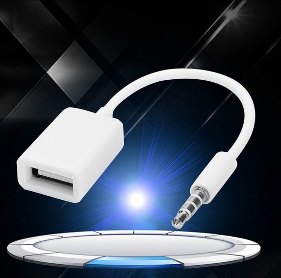 Audio Adapter 3.5mm Male to USB Female for CD Player TV MP3 - Male ...