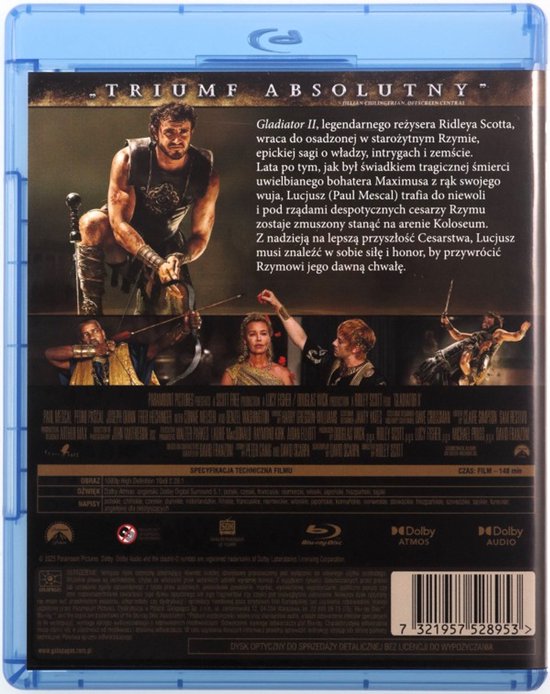 Gladiator II [Blu-Ray] (Blu-ray), Matt Lucas | Dvd's | bol