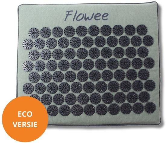 Flowee Spijkermat klein ECO - Groen met grijs - Vulling Kokosvezels ...