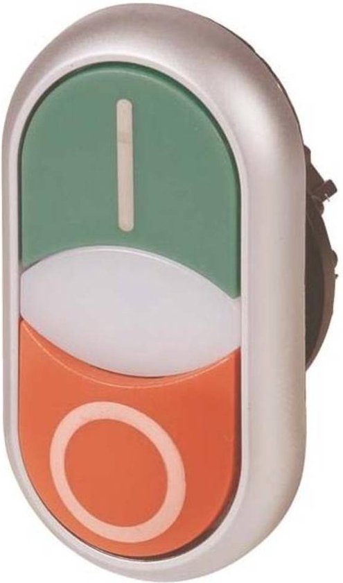 Eaton 284830 M22-DDLM-GR-X1/X0 Dubbele drukknop Kunststof frontring 1 stuk(s) | bol