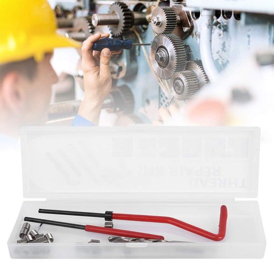 25-delige Draadreparatie Kit - M4 Helicoil Insert Kit - Transparante ...