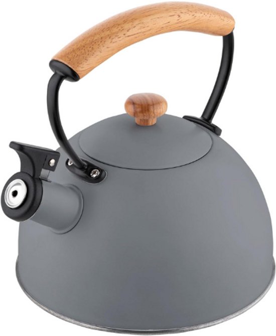 Nordic Waterketel Inductie - Fluitketel 2,3 L - Roestvrijstalen Theepot ...