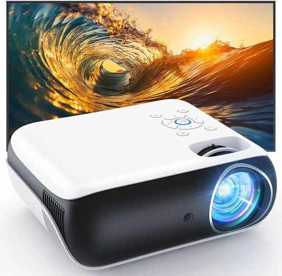 Mini Beamer - Mini projector - FHD - AV - Audio - 2x USB - HDMI - 100. ...