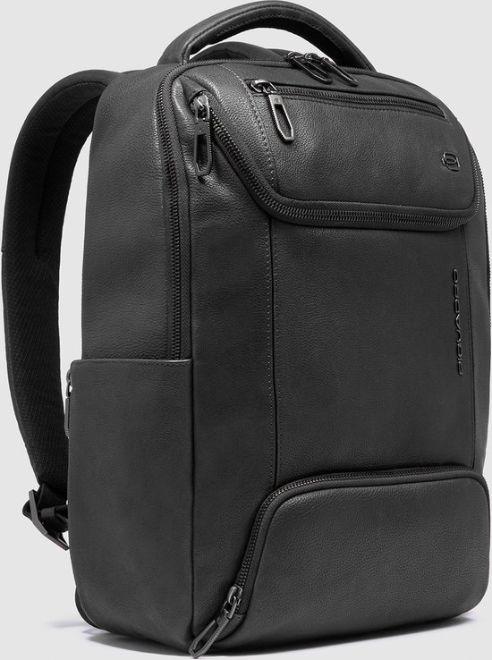 PIQUADRO Leren Laptop rugzak Rugzak met laptopvak Cronus Backpack 13 ...