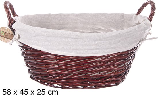 CM Cadeaumand - met handvaten - bruin mahoniehout - 58 x 45 x 32 cm ...