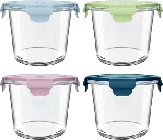 Meal prep bakjes glas - Meal preppen - Glas - Bakjes - Bekers ...