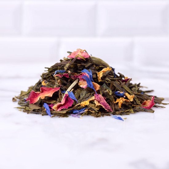 Happiness – Groene Thee | Rozenblad, Osmanthus, Zonnebloem | 320g ...