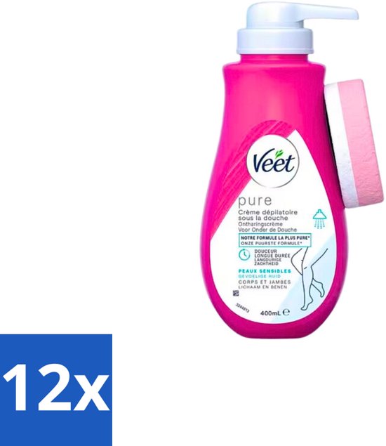 Veet Pure - Ontharingscrème - Gevoelige Huid - Geen Geur van Ammoniak ...