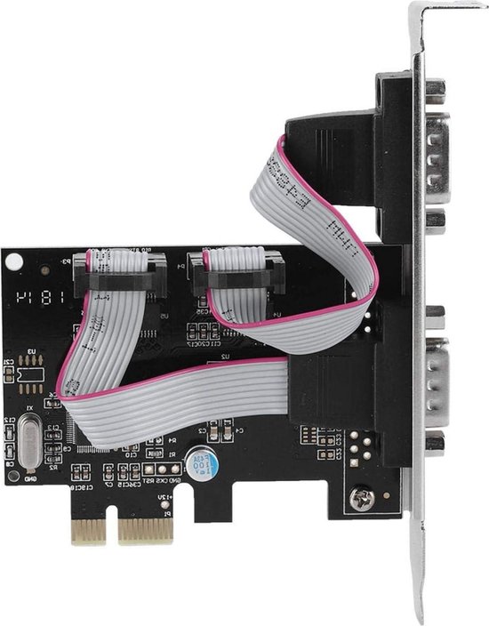 2 Poorts PCI-E naar RS232 Seriële Adapterkaart - RS232 Converter - PCI ...