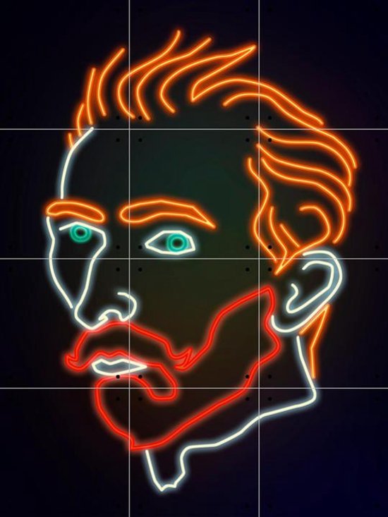 IXXI Neon Vincent, Angelo Cerantola & Van Gogh 21st Century - 60 x 80 ...