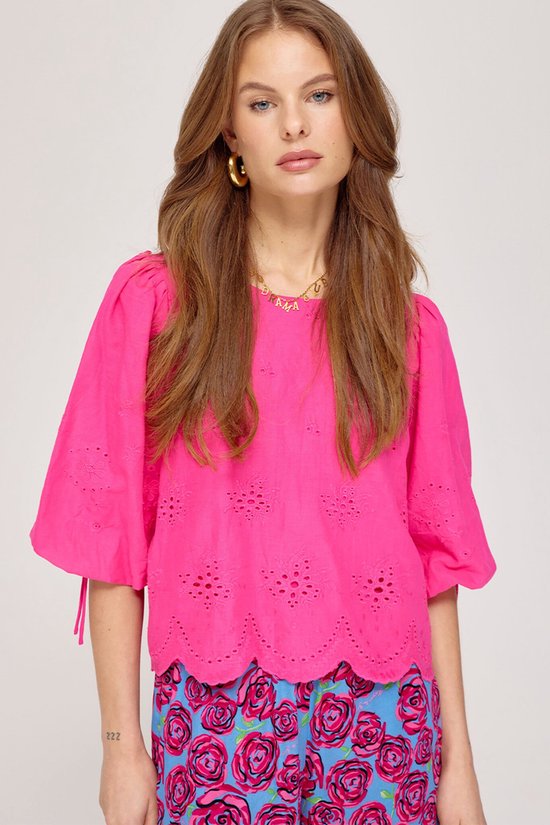 Harper & Yve Levy-ls Blouses Dames - Roze - Maat XL | bol