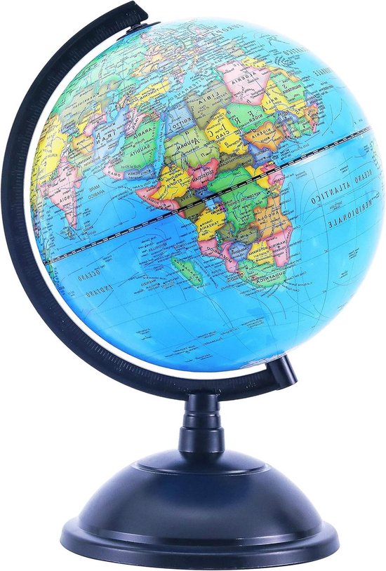 Wereldkaart 20 cm - Geografisch en Politiek - Voor Educatie en ...
