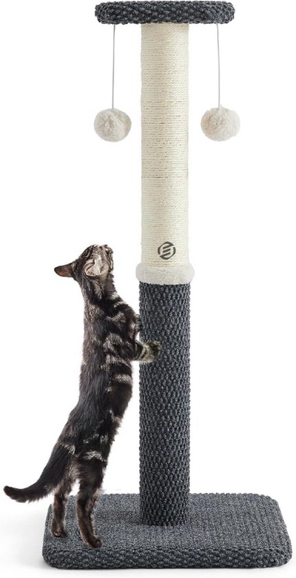 Krabpaal voor Katten - Krabpaal Grote Katten - Krabton - Krabpaal Hout ...