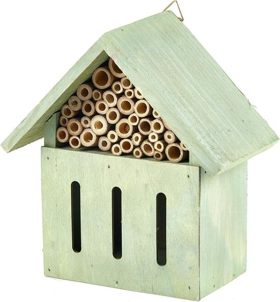 Insect & Butterfly Hotel Huis - Groen - Nesting Box voor Bijen Bugs en ...