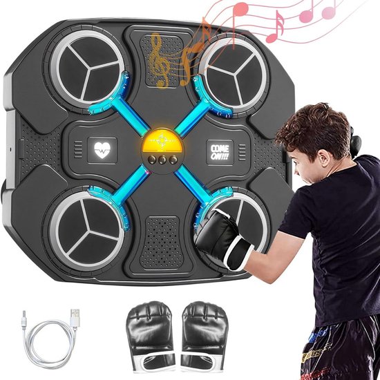 Boksmachine - Boxing Machine - Met Bluetooth - Muurbevestiging ...