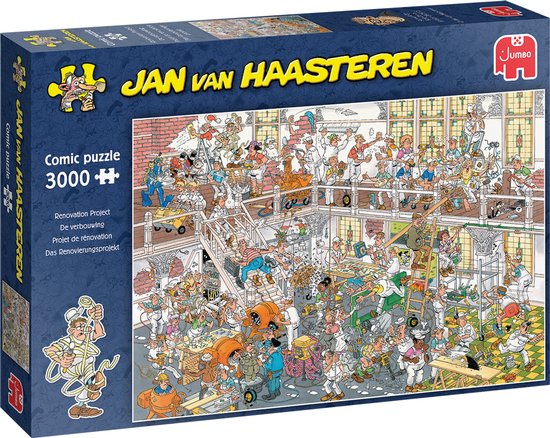 Jan van Haasteren - De verbouwing - 3000 stukjes puzzel - Legpuzzel | bol
