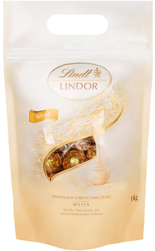 Lindt - Lindor Ballen Wit - 1kg | bol