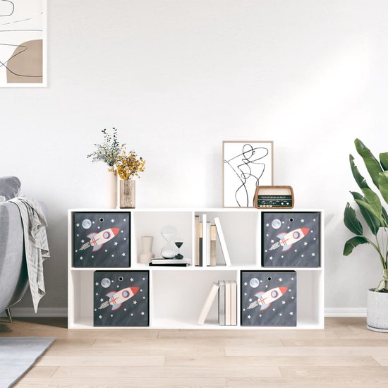 vidaXL Opbergboxen - 4 stuks - Inklapbaar - 32x32x32 cm Opbergbox ...