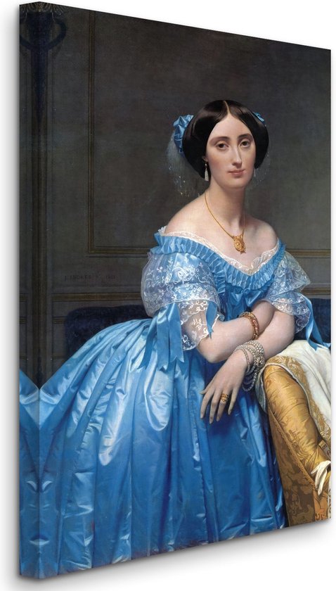 Jean-Auguste-Dominique Ingres - Portrait of Princess Albert de Broglie ...