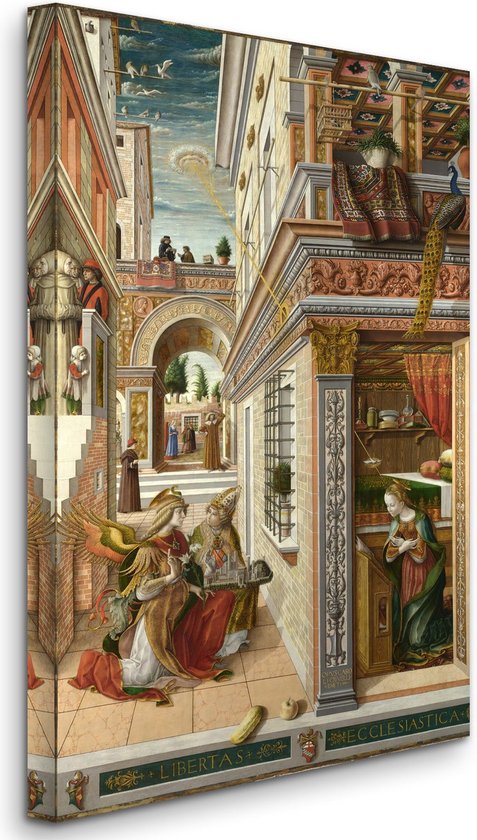 Carlo Crivelli - The Annunciation, with Saint Emidius - De Annunciatie, met... | bol