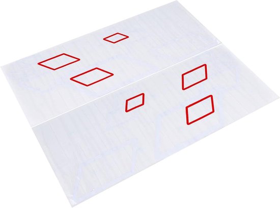 Auto Body Grafische Stickers - Zelfklevende 100x38cm - SUV Truck - Wit ...