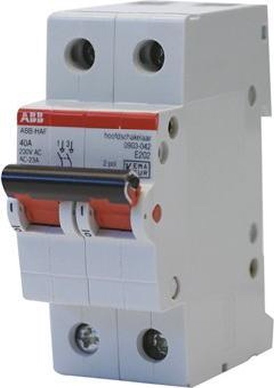 ABB Hoofdschakelaar 40A 2P - Grijs | bol.com