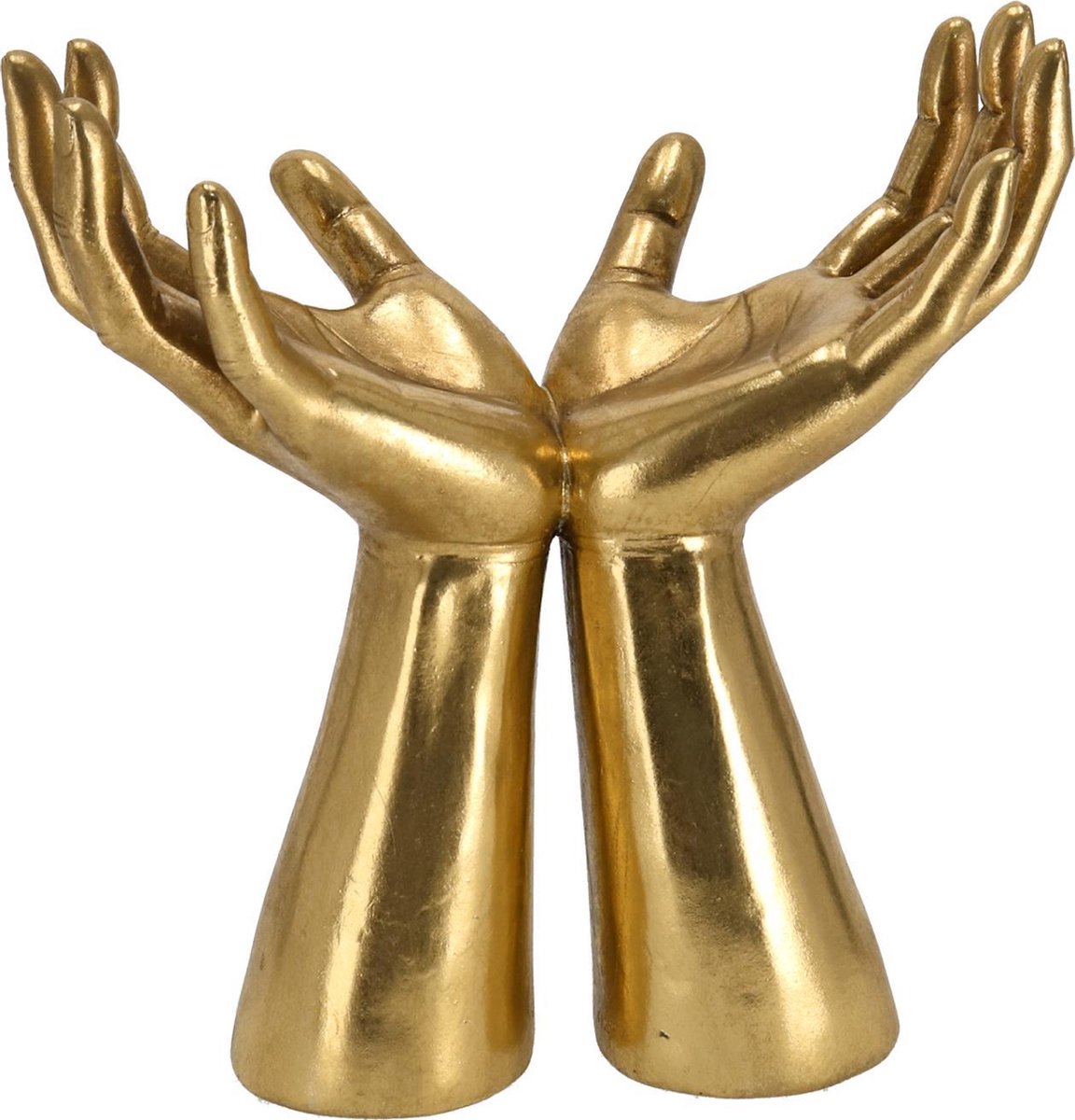 Gouden handen - Open Handen - Handen naar de lucht - 22,5x13x24cm | bol.com