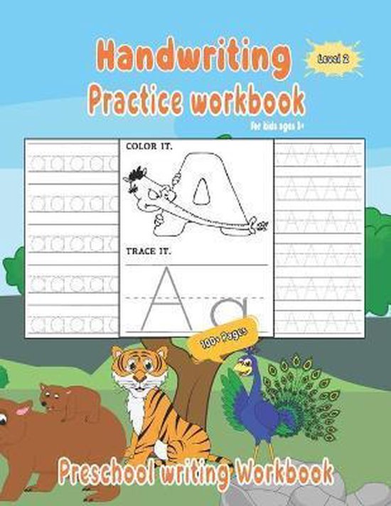Handwriting Practice Workbook for Kids- Handwriting Practice workbook ...